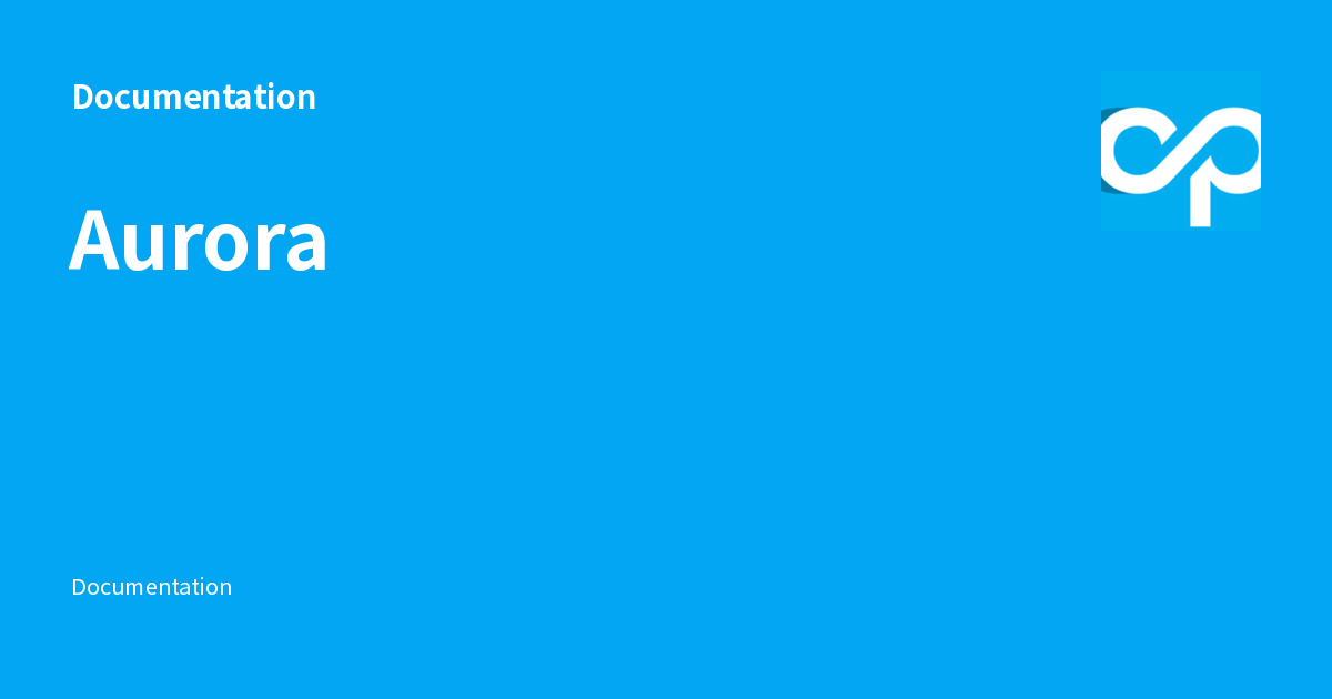Aurora - Documentation