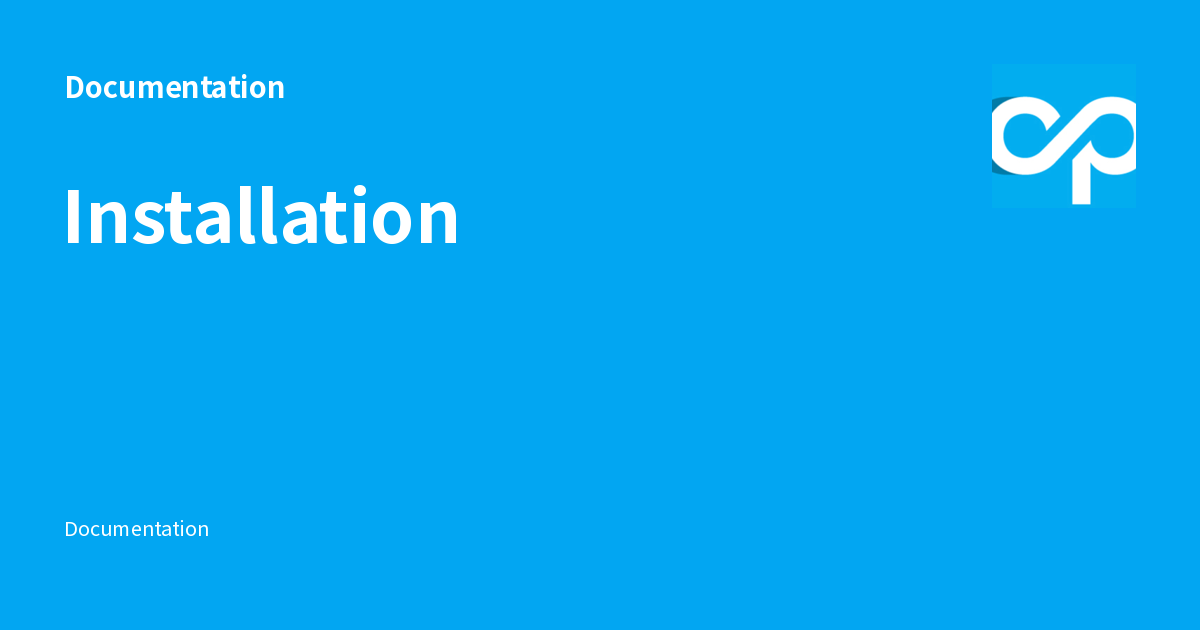 Installation - Documentation